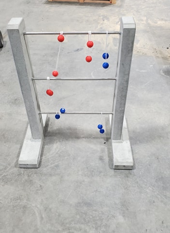Concrete Ladder Ball | Permanent Outdoor Ladder Toss for Public Spaces