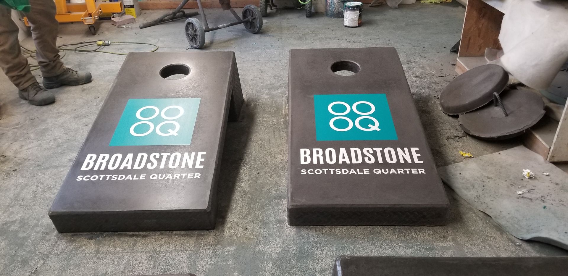 Durable Concrete Cornhole Boards for Parks & Backyards