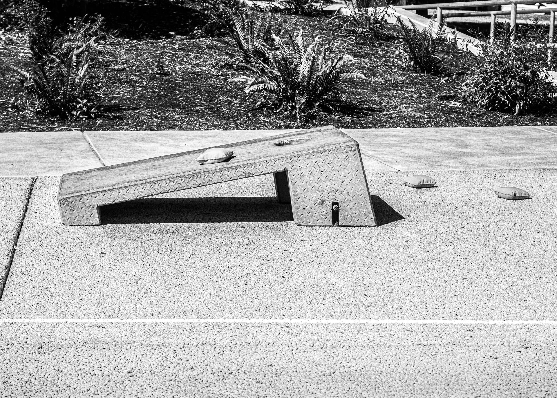 Building Community with Concrete Games in Parks and Schools